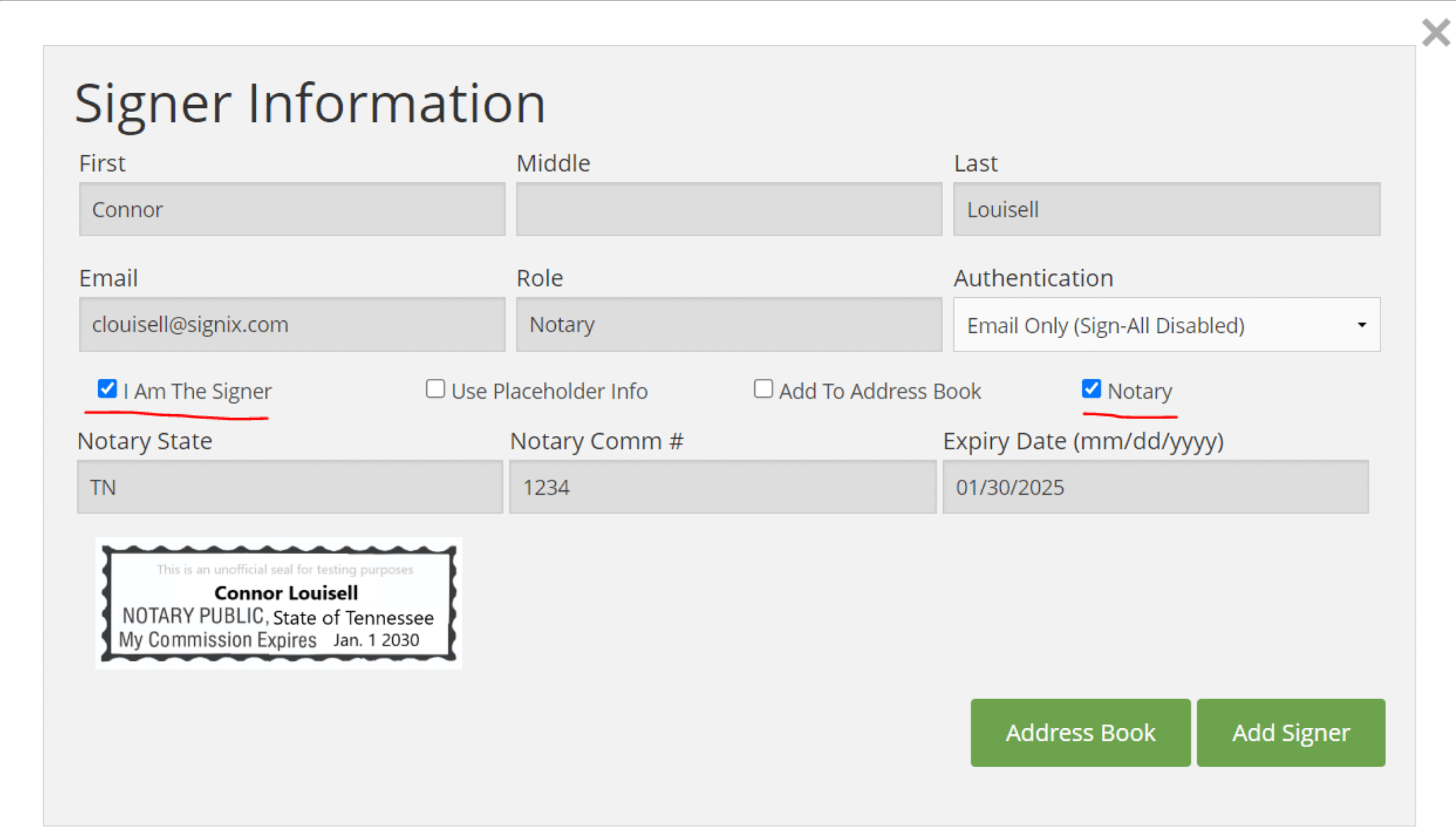 eNotary Instructions